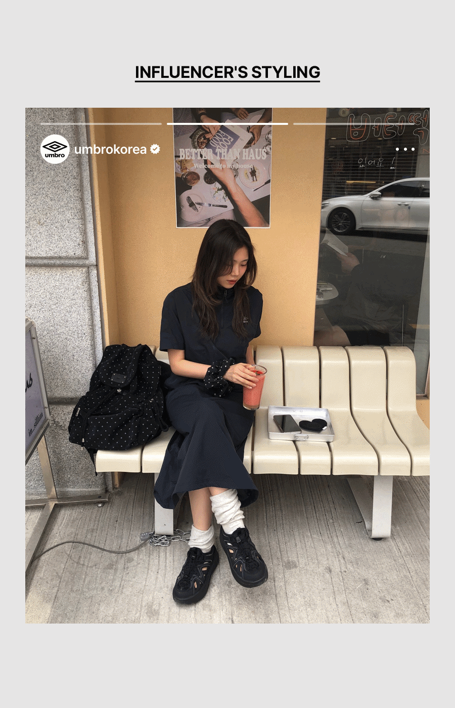 [UMBRO] 우먼스 하이웨이 레이어링 원피스