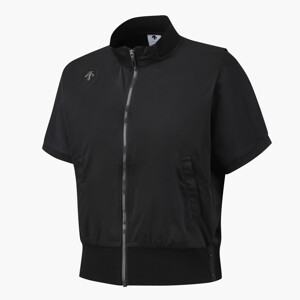 [DESCENTE GOLF] 여성 하이넥 시보리 반팔 점퍼